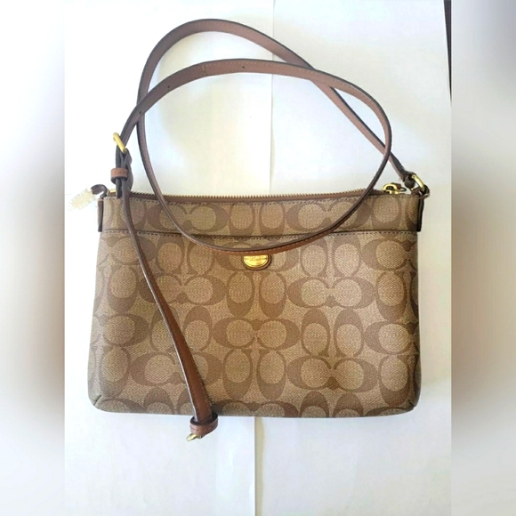 Coach | Bags | Coach Designer Signature Crossbody Purse Handbag | Poshmark